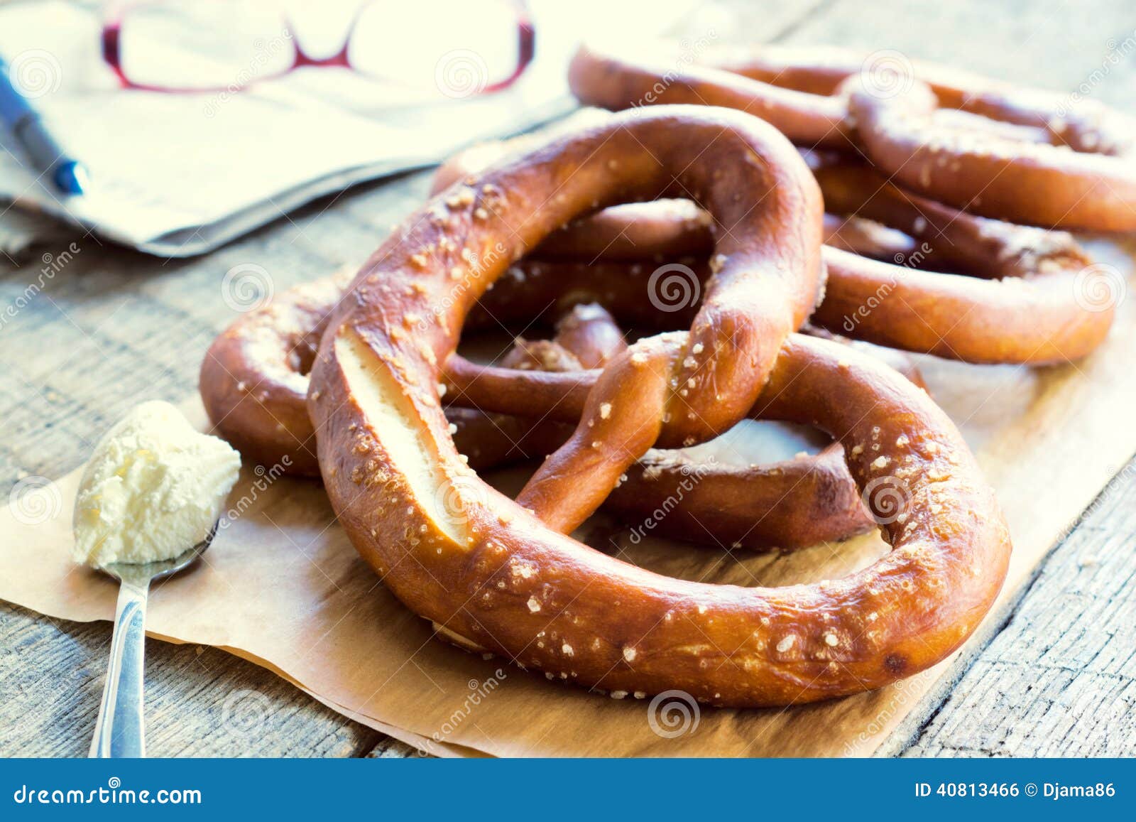 Baked pretzel stock photo. Image of pastry, detail, appetite - 40813466