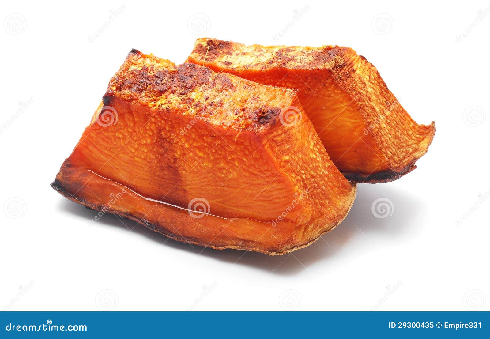 Baked pumpkin stock image. Image of ripe, baked, isolated - 29300435