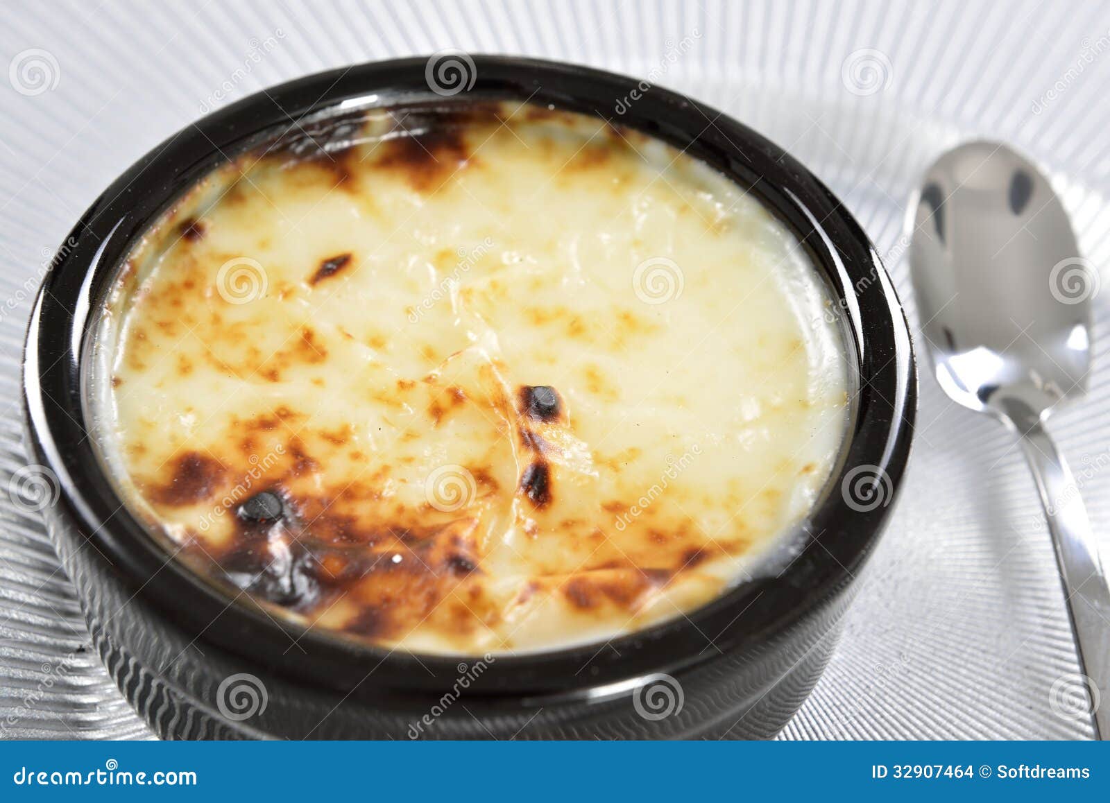 Baked Rice Pudding stock photo. Image of rice, dessert - 32907464