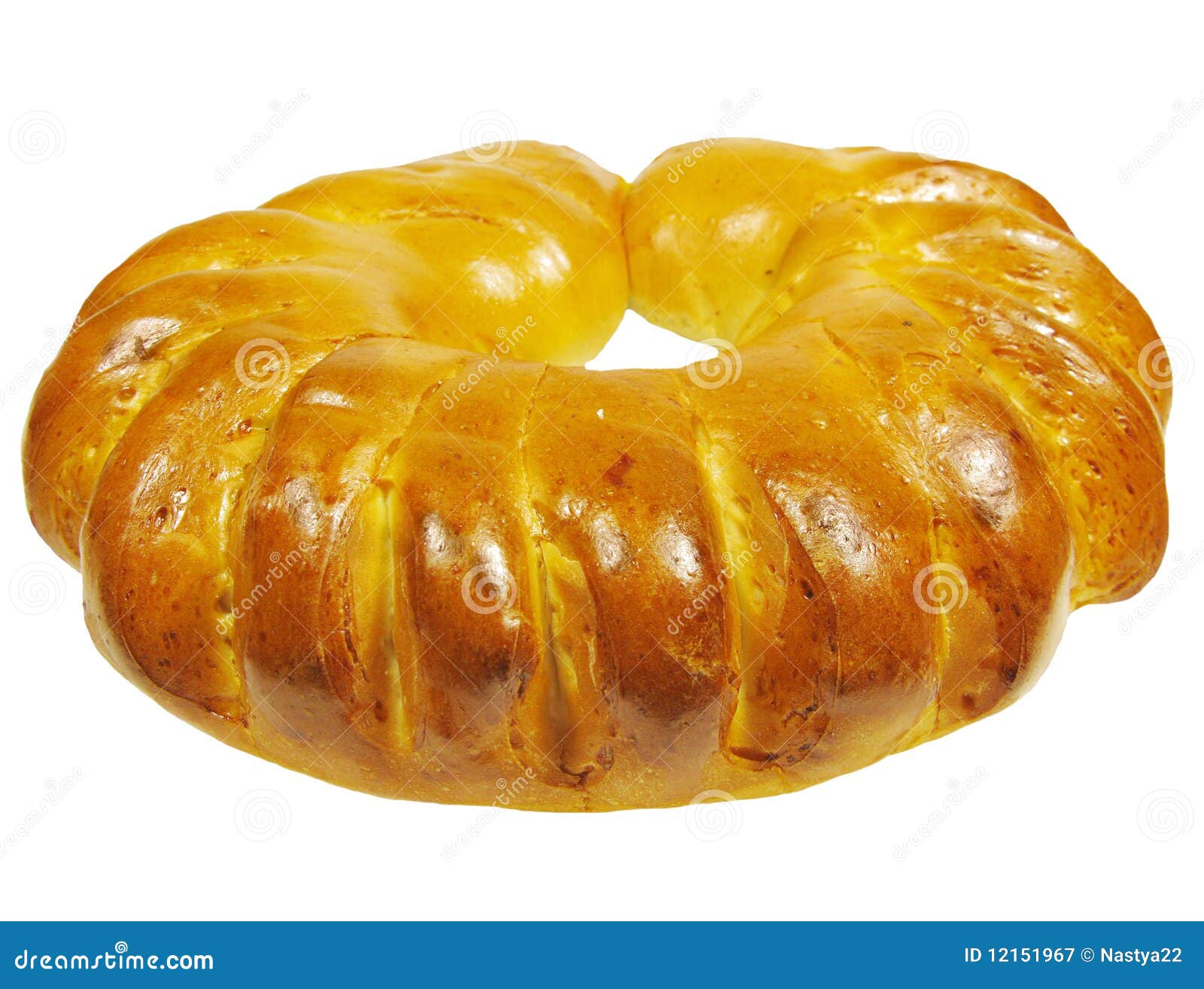Baked round bun stock image. Image of roll, bread, product - 12151967