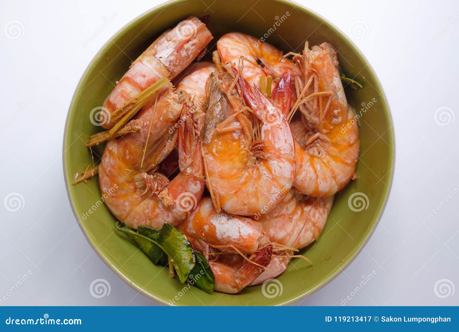 Baked Salt Prawn Selective Focus and Isolate Stock Image - Image of ...