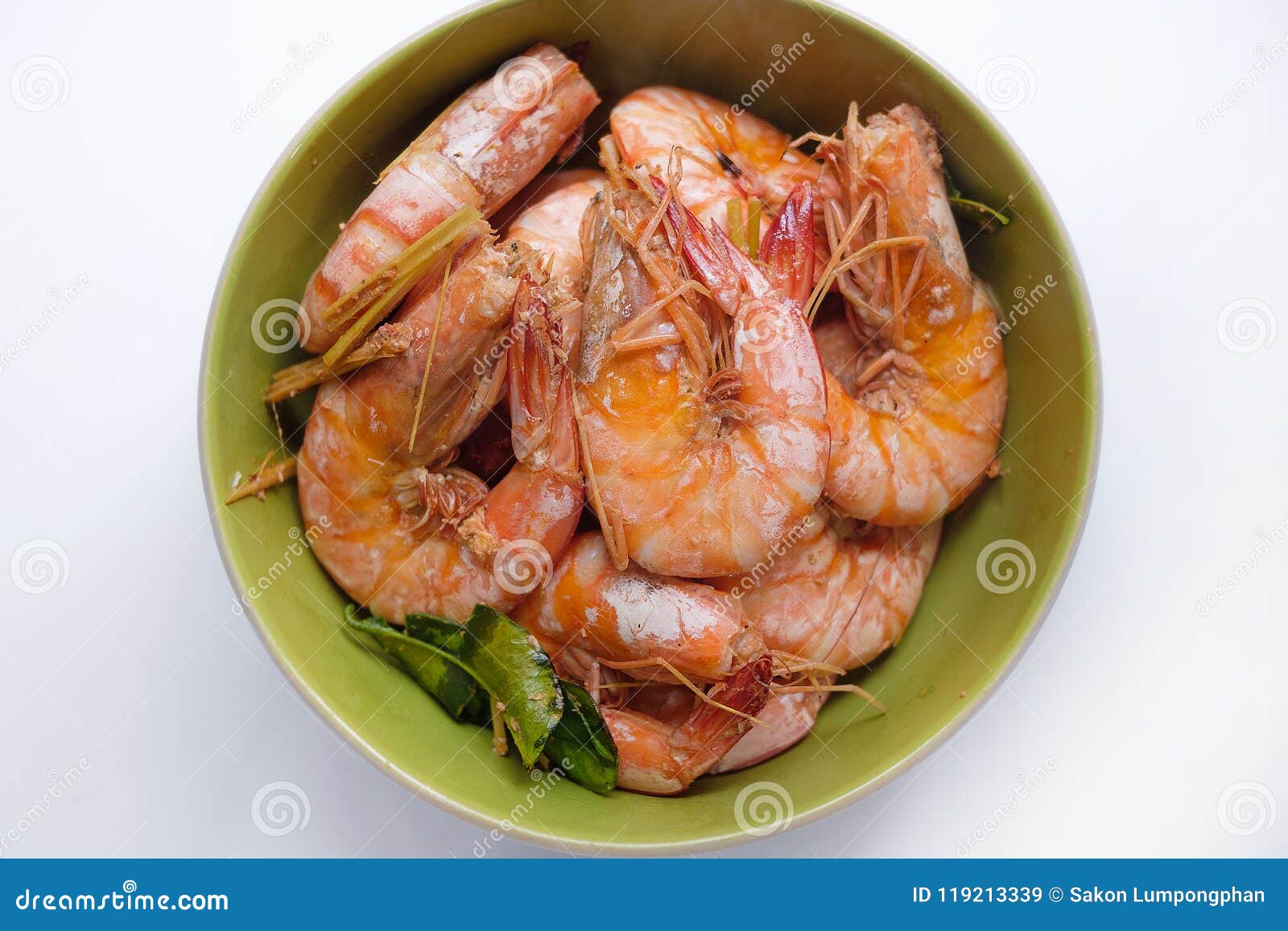 Baked Salt Prawn Selective Focus and Isolate Stock Image - Image of ...
