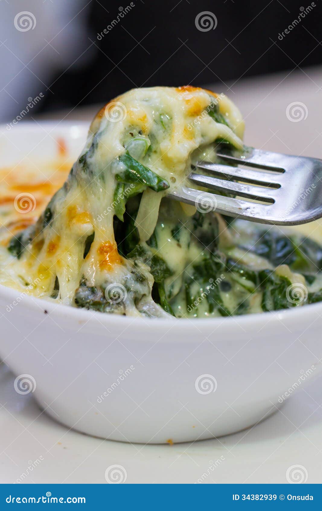 Baked Spinach With Cheese Royalty-Free Stock Photography ...