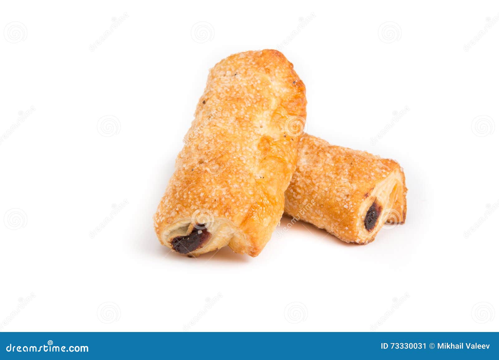 Baked Sticks Stuffed with Jam Stock Image - Image of cookie, brown ...