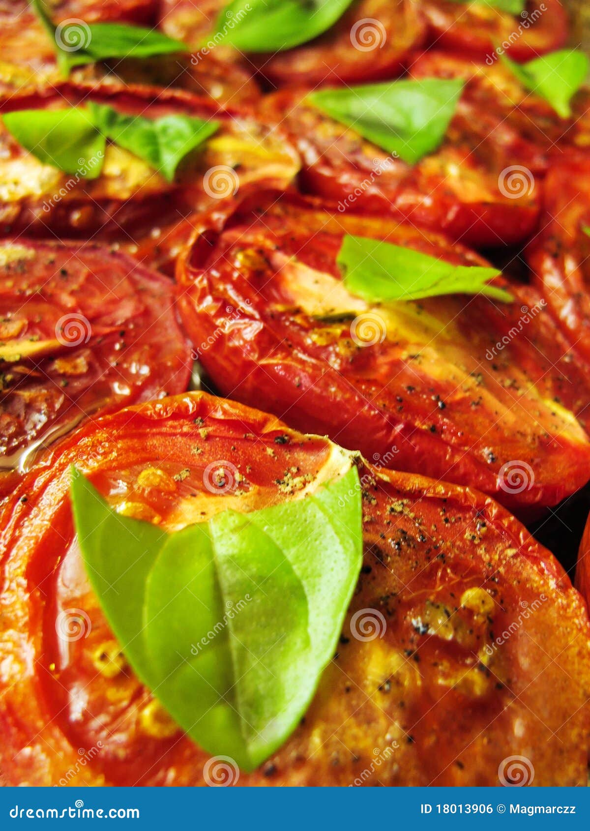Baked tomatoes stock photo. Image of food, vegetables - 18013906