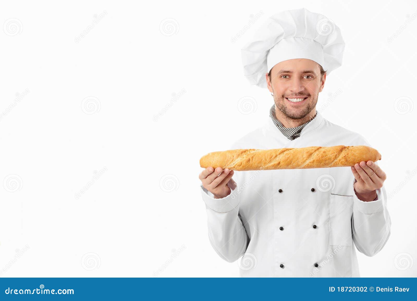 Baker stock photo. Image of isolated, professional, baker - 18720302