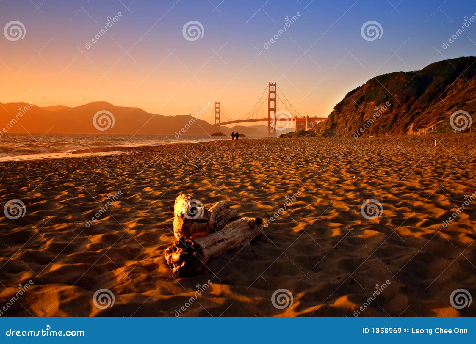Baker Beach, San Francisco stock image. Image of water - 1858969