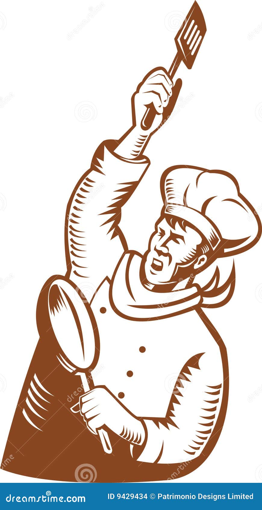 Baker Chef revolution stock vector. Illustration of chef - 9429434