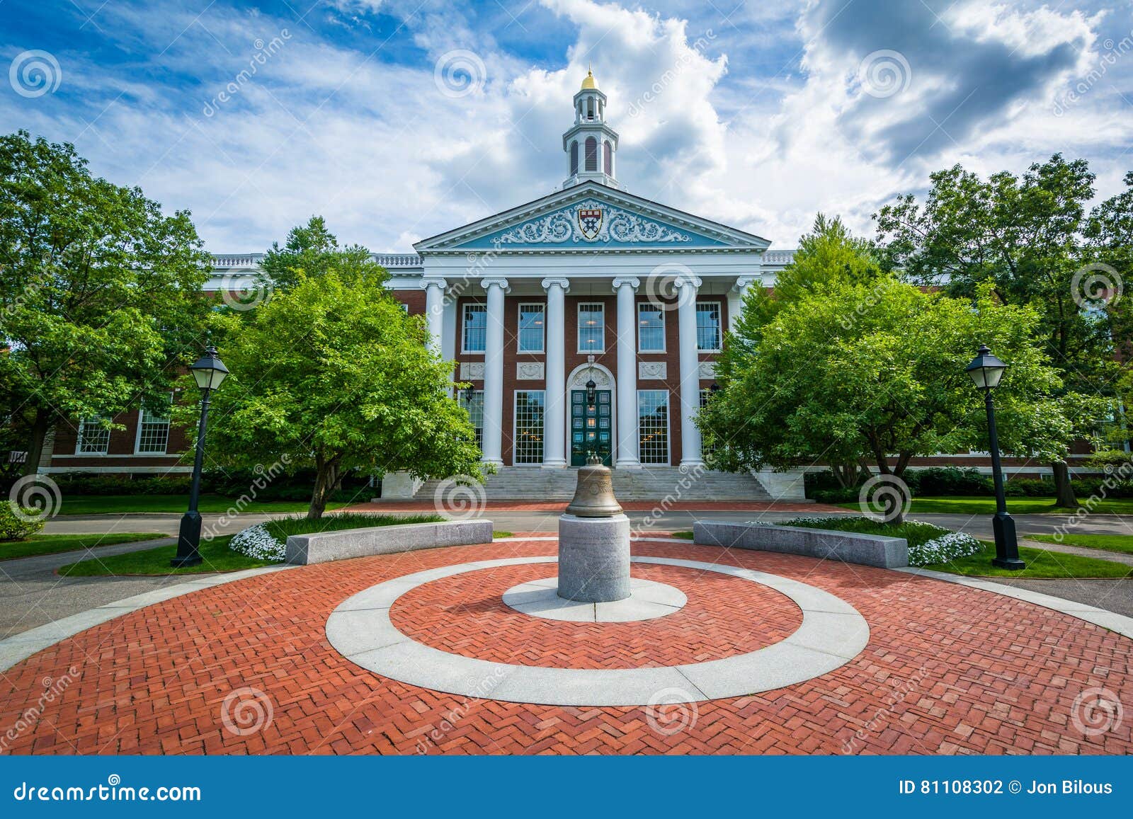 The Baker Library, at Harvard Business School, in Boston, Massachusetts ...
