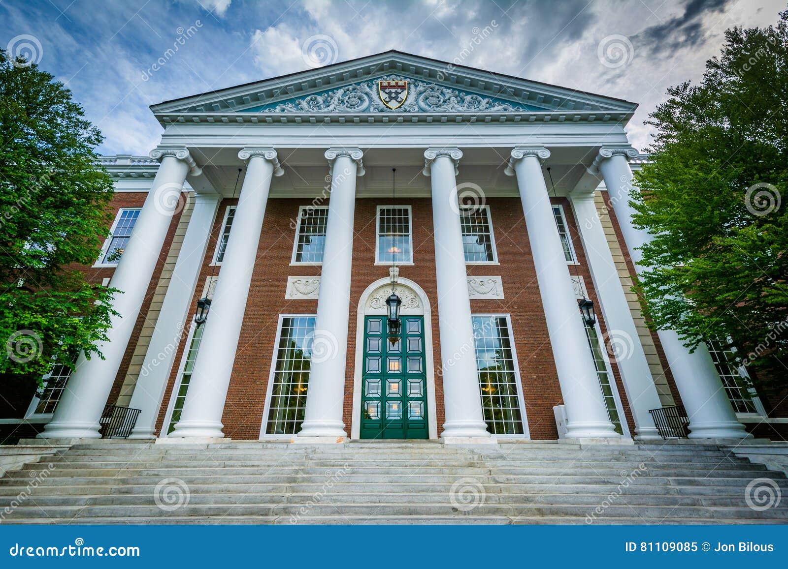 The Baker Library, at Harvard Business School, in Boston, Massachusetts ...
