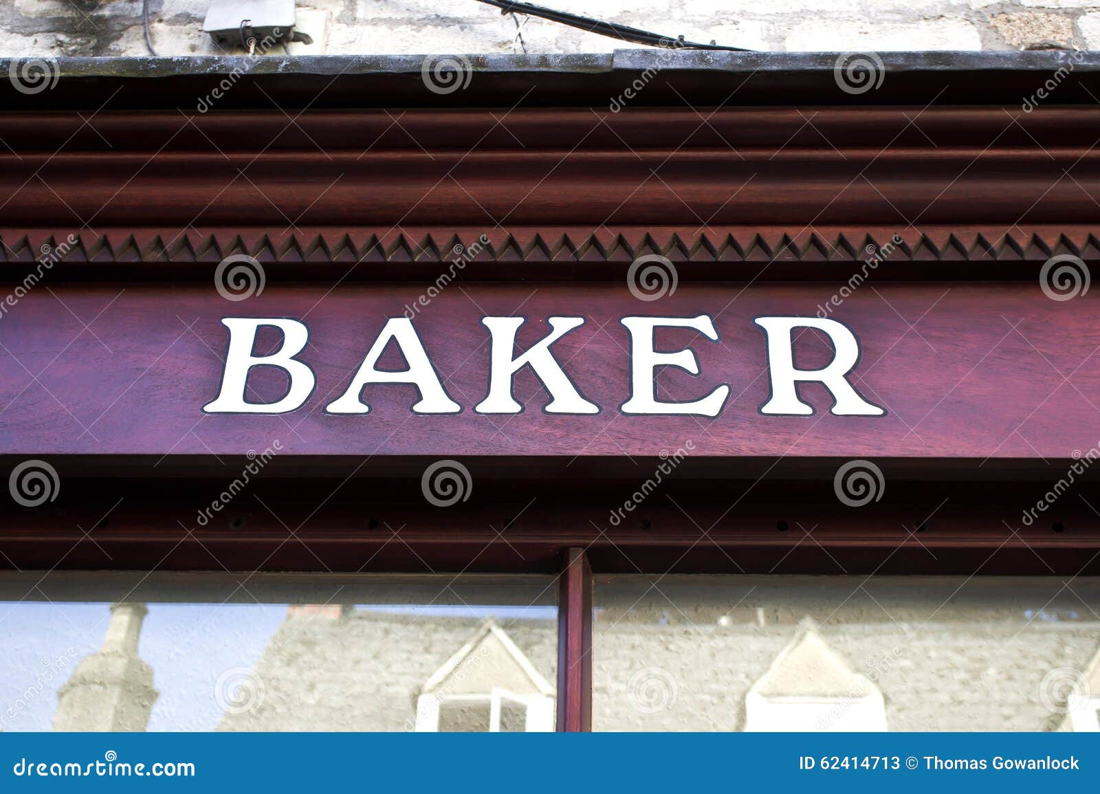 Baker shop stock image. Image of wooden, white, signage - 62414713