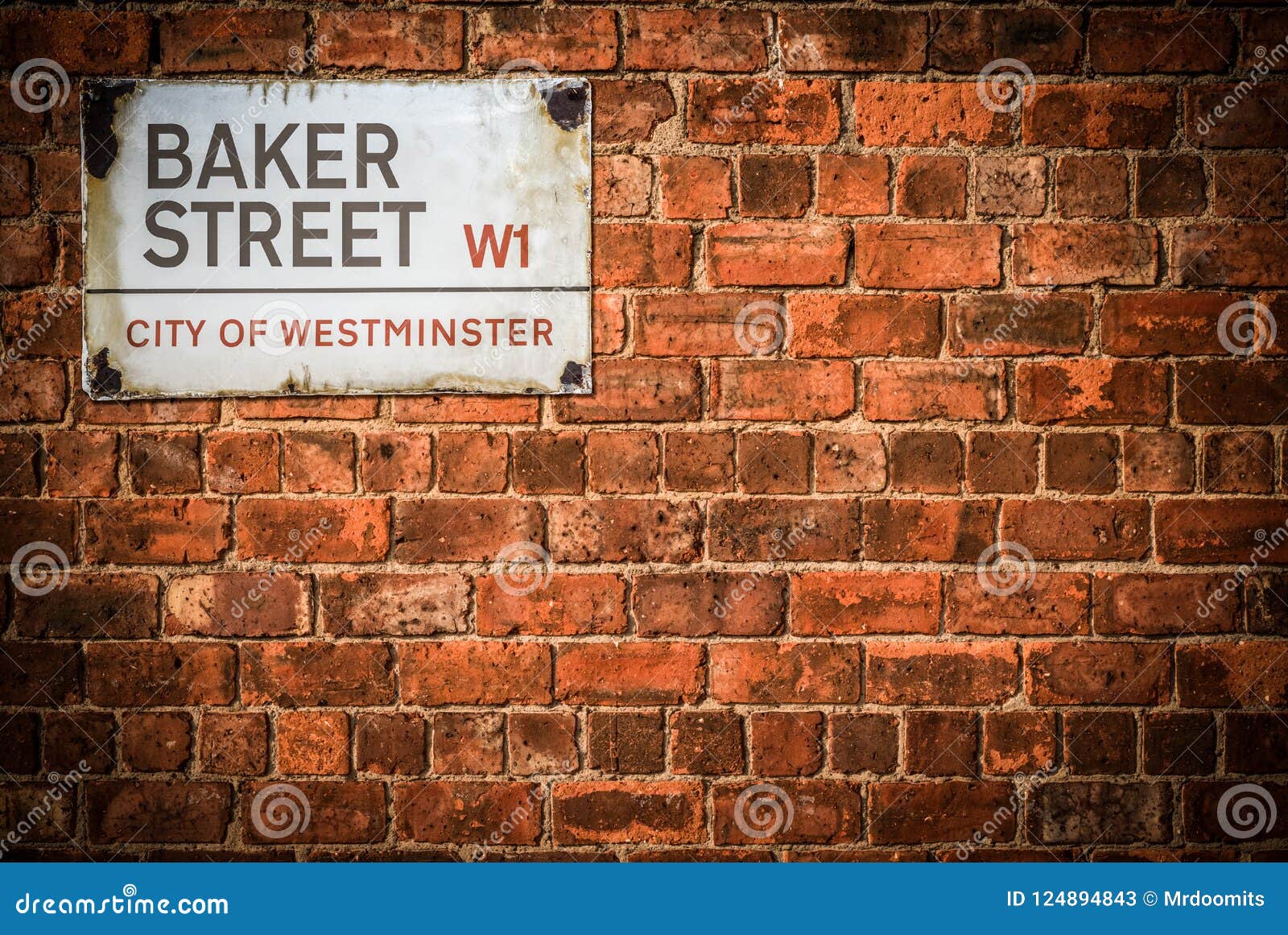 Baker Street London photo stock éditorial. Image du extérieur - 124894843
