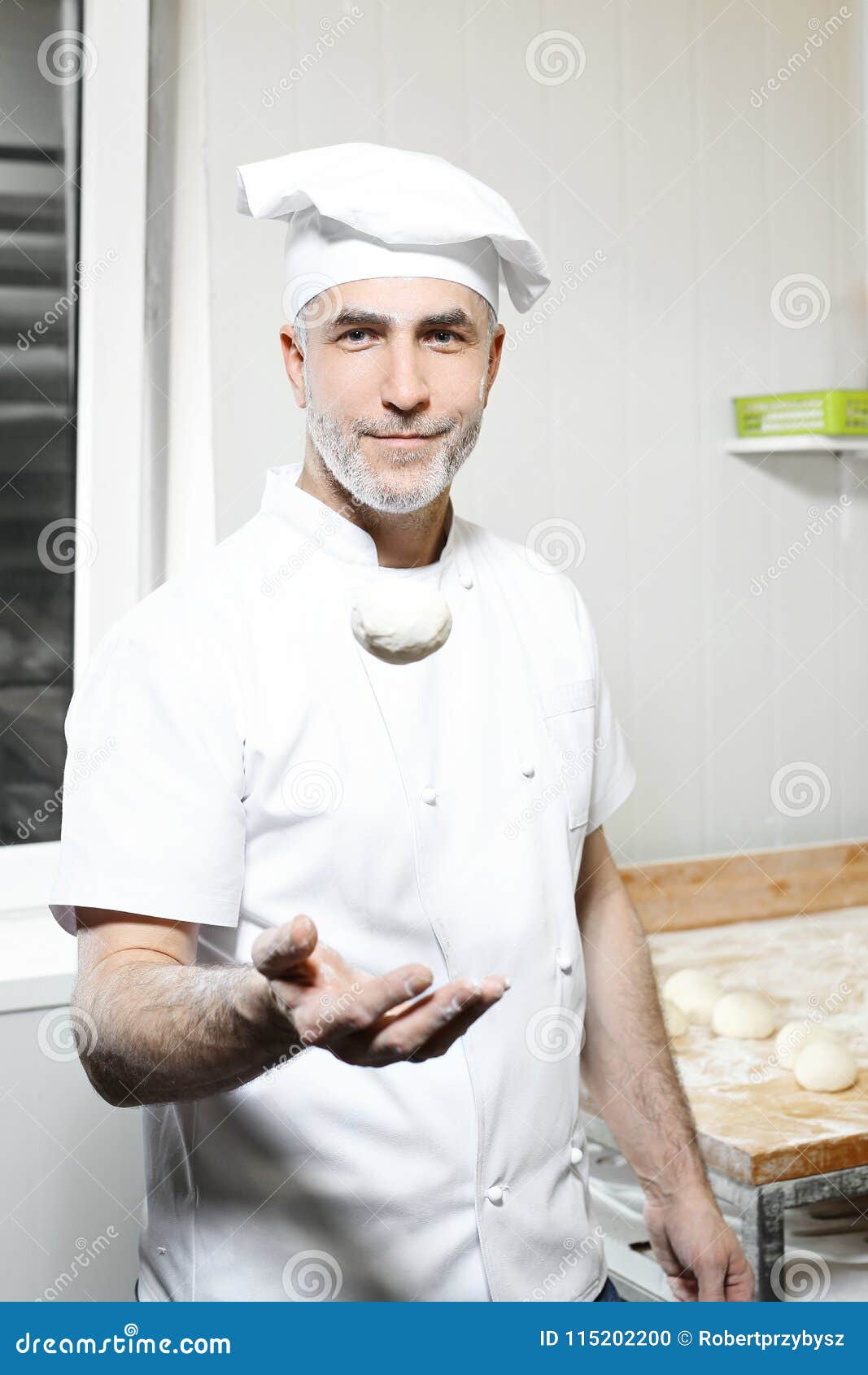 Baker stock photo. Image of baked, rustic, caucasian - 115202200