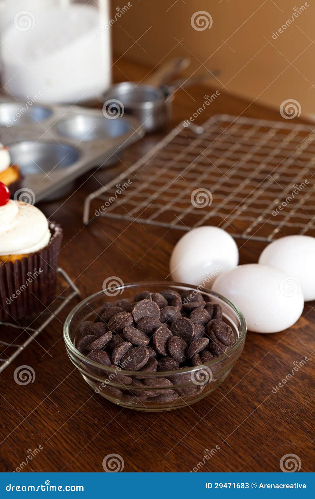 Bakers Chocolate Chips stock image. Image of bakers, cocoa - 29471683