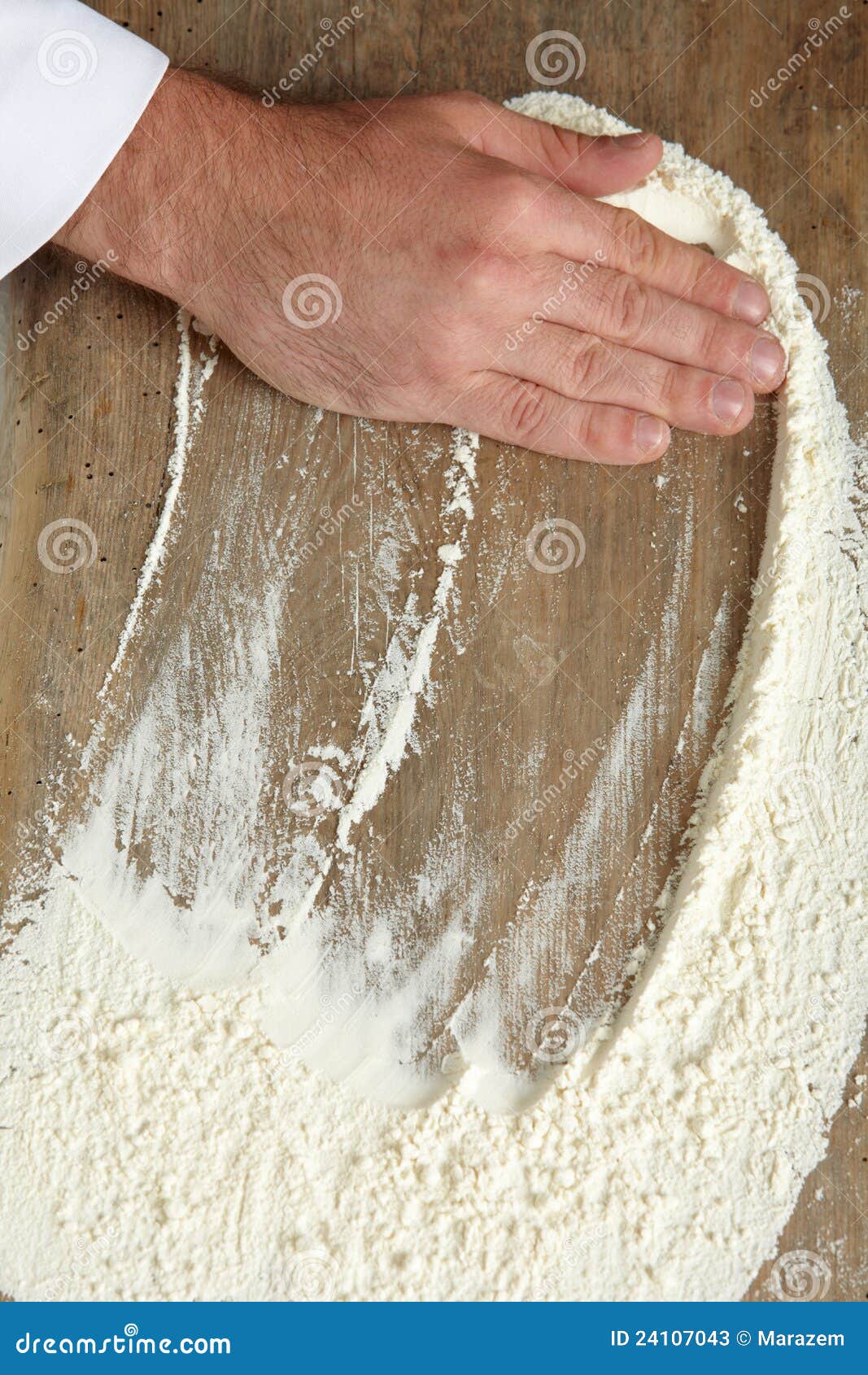 Bakers hand stock image. Image of desk, homemade, arms - 24107043