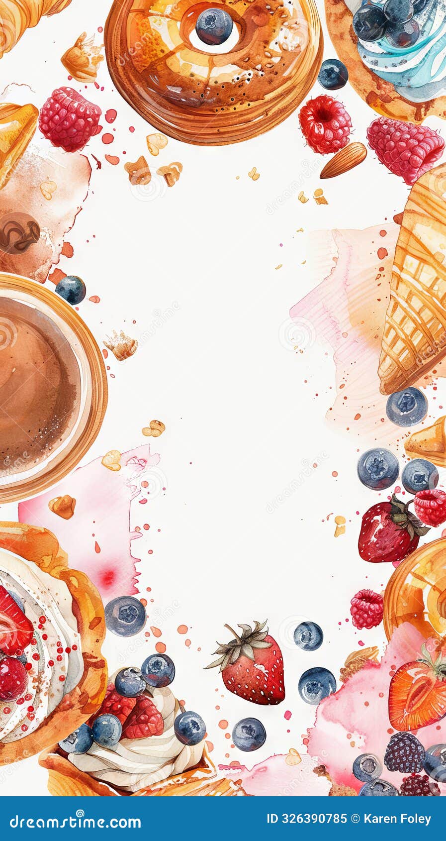 Bakery background graphic stock illustration. Illustration of bake ...