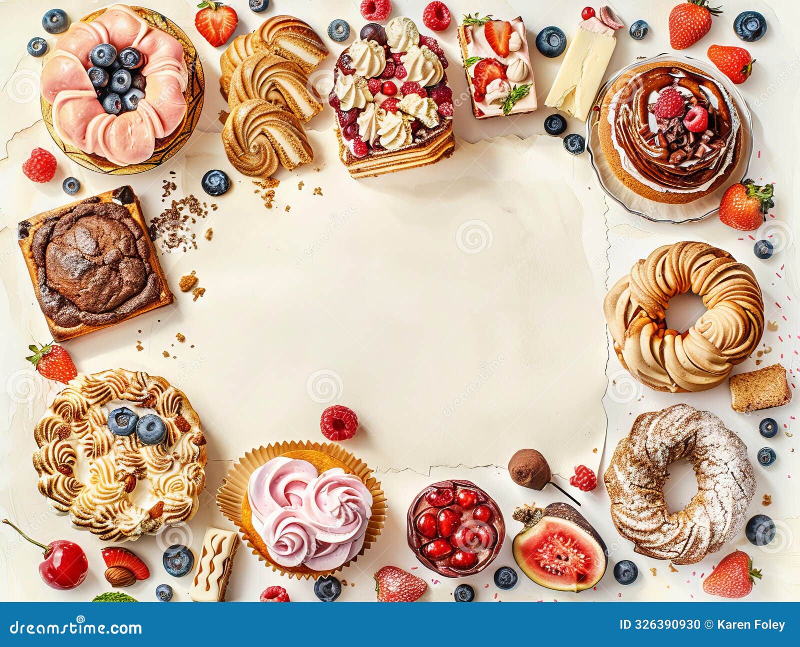 Bakery background graphic stock illustration. Illustration of baked ...