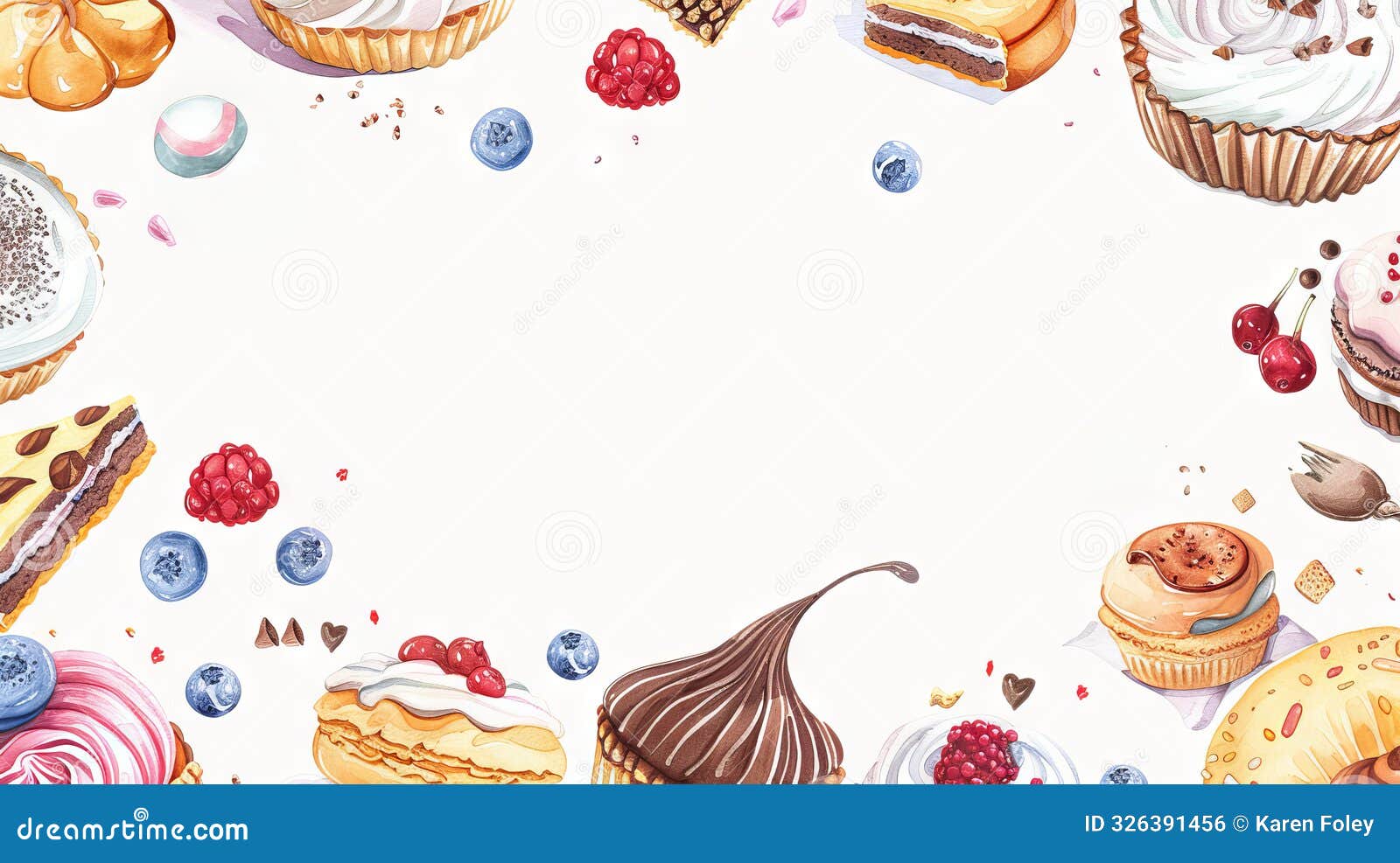 Bakery background graphic stock illustration. Illustration of ...