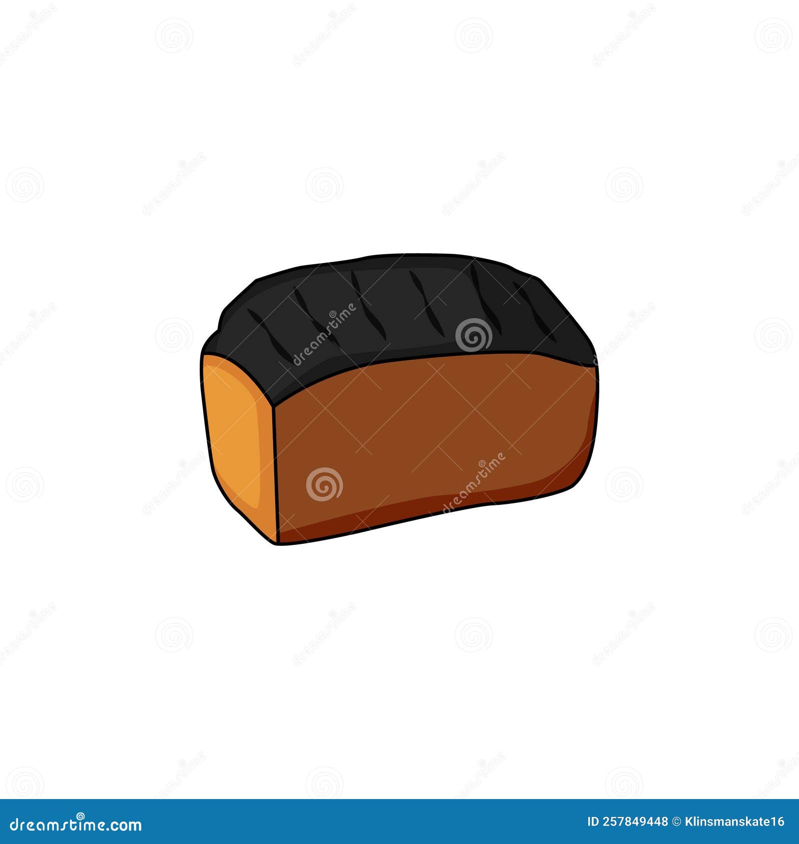 Bakery Bread Cartoon Illustration Design Stock Vector - Illustration of ...