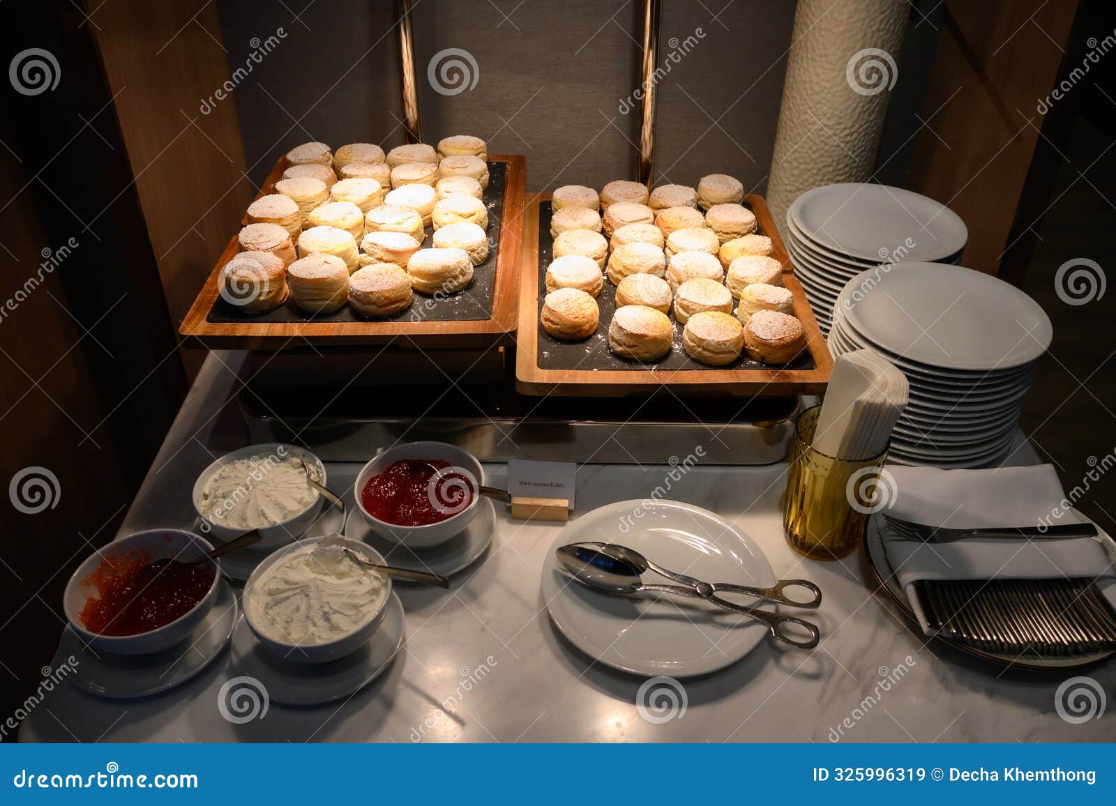 Bakery Buffet Ready for the Break Stock Image - Image of sandwich ...