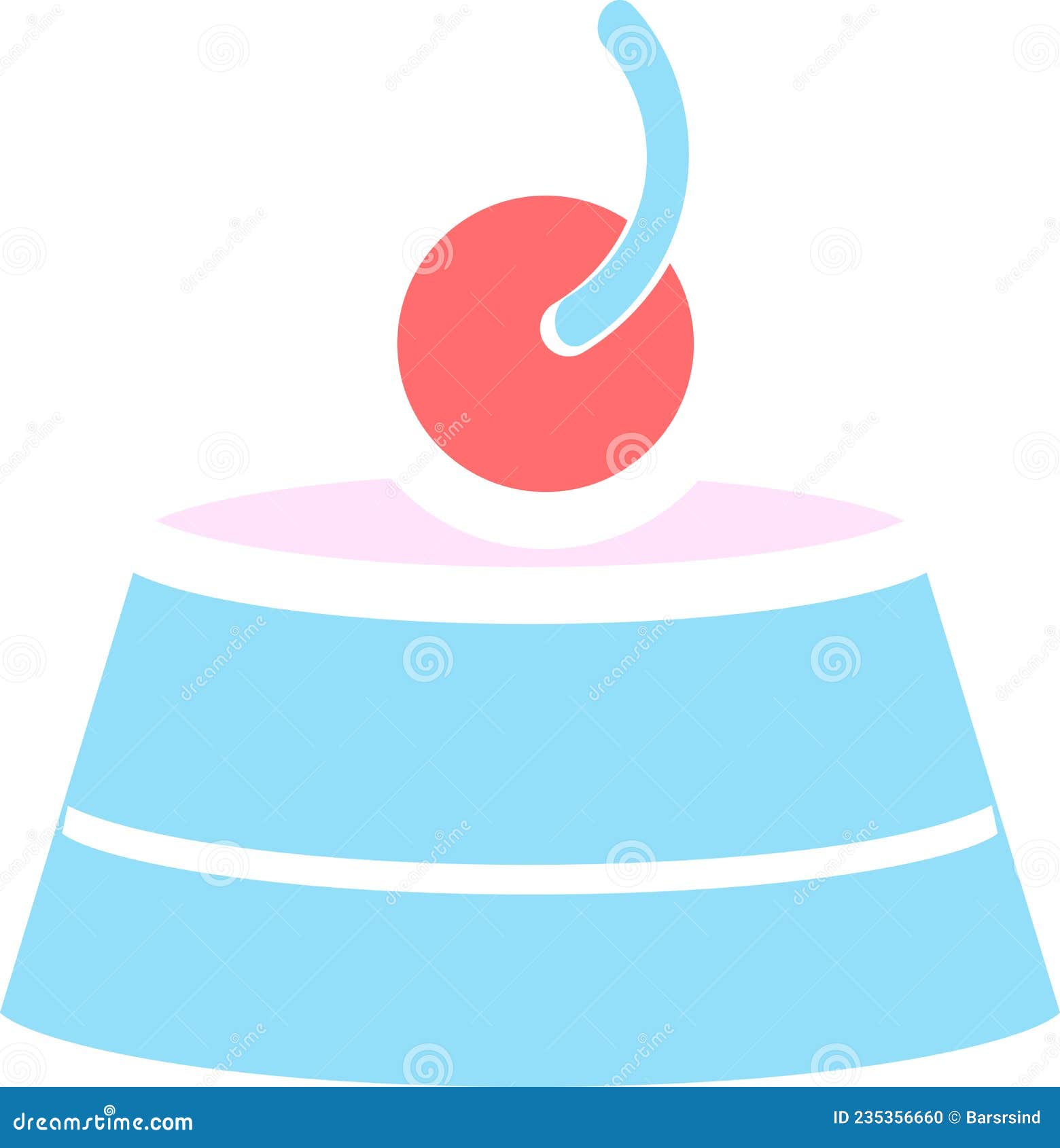 Bakery and Cake Icon. Candy, Sweet Food Symbol Stock Vector ...