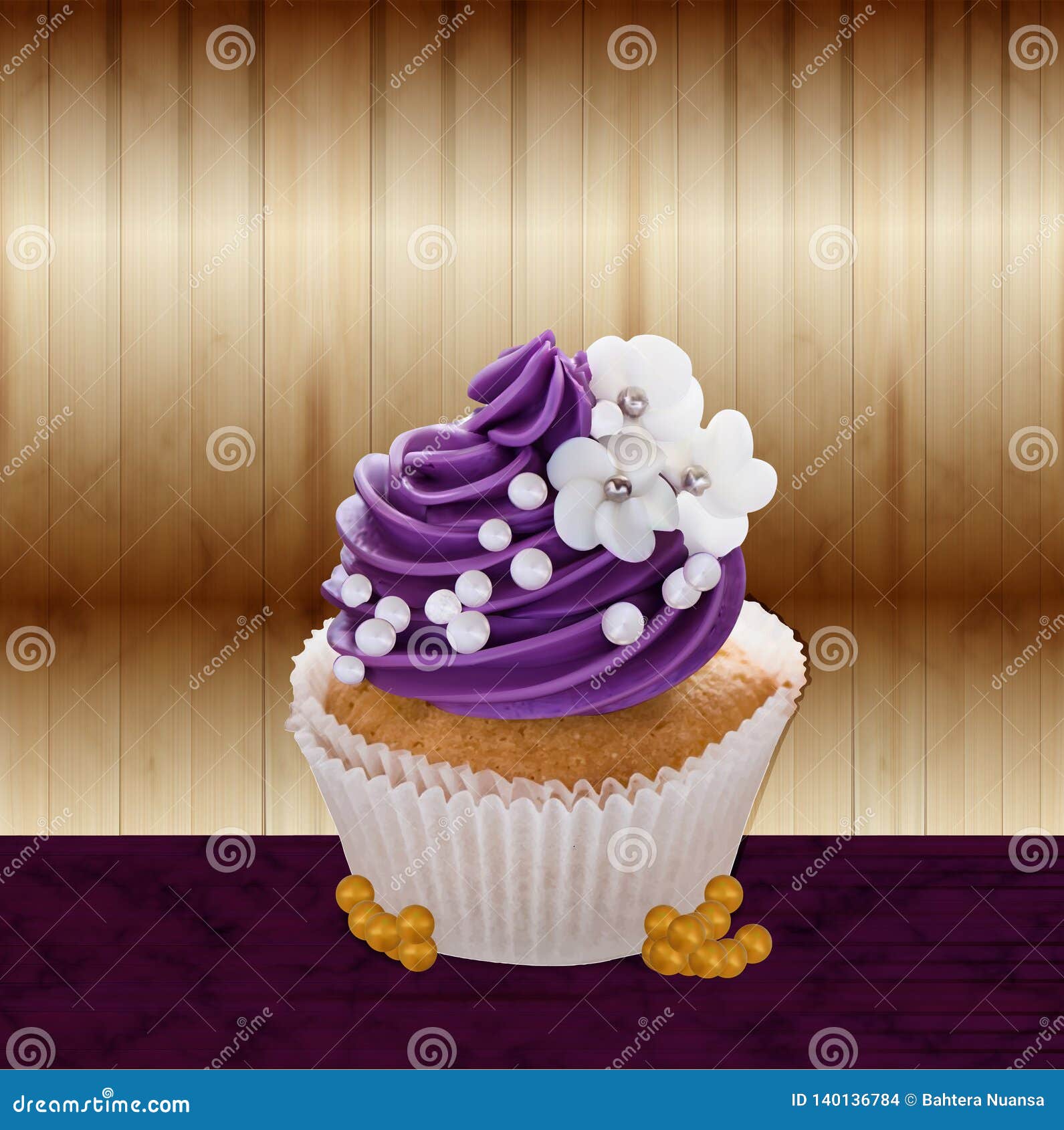 Cake Realistic Cream Vector Stock Vector - Illustration of bakerycake ...