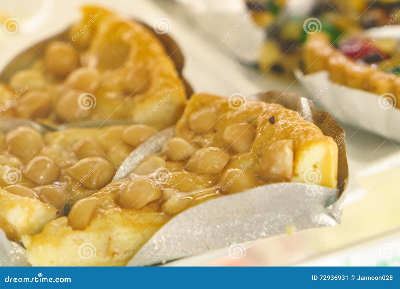 .Bakery cakes and buns stock image. Image of counter - 72936931