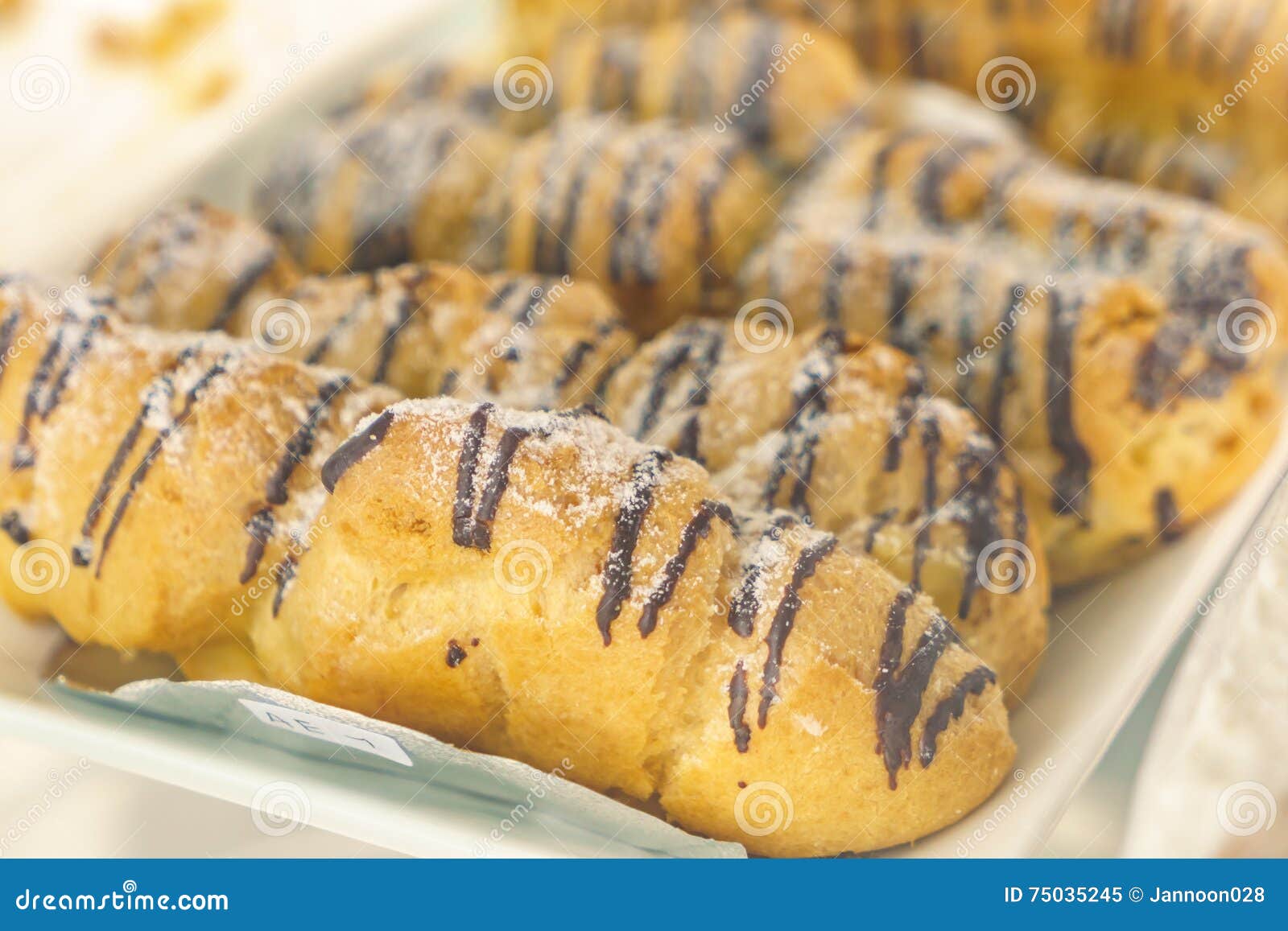 .Bakery cakes and buns stock image. Image of granary - 75035245
