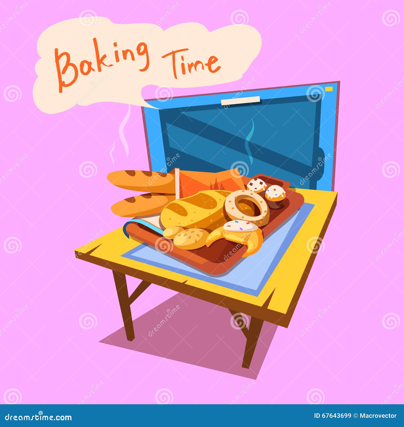 Bakery Cartoon Illustration | CartoonDealer.com #67643699