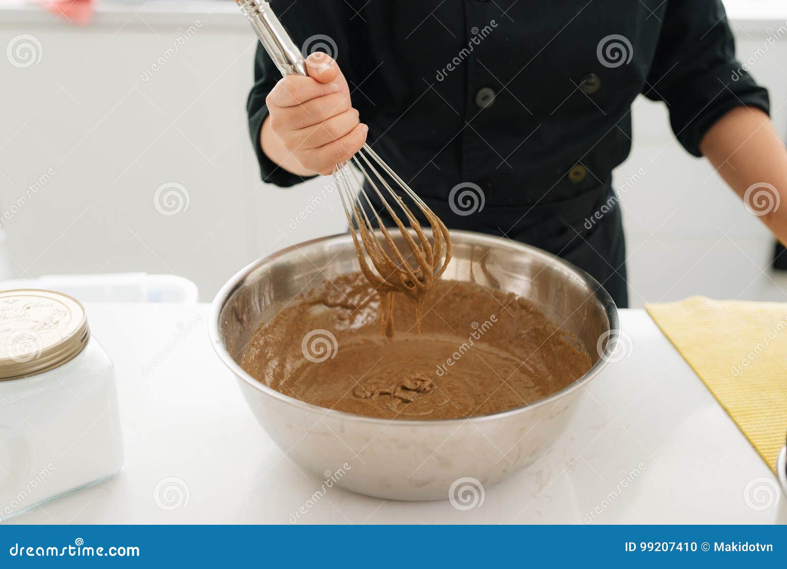 Bakery Chef Cooking Bake in the Kitchen Professional Stock Photo ...