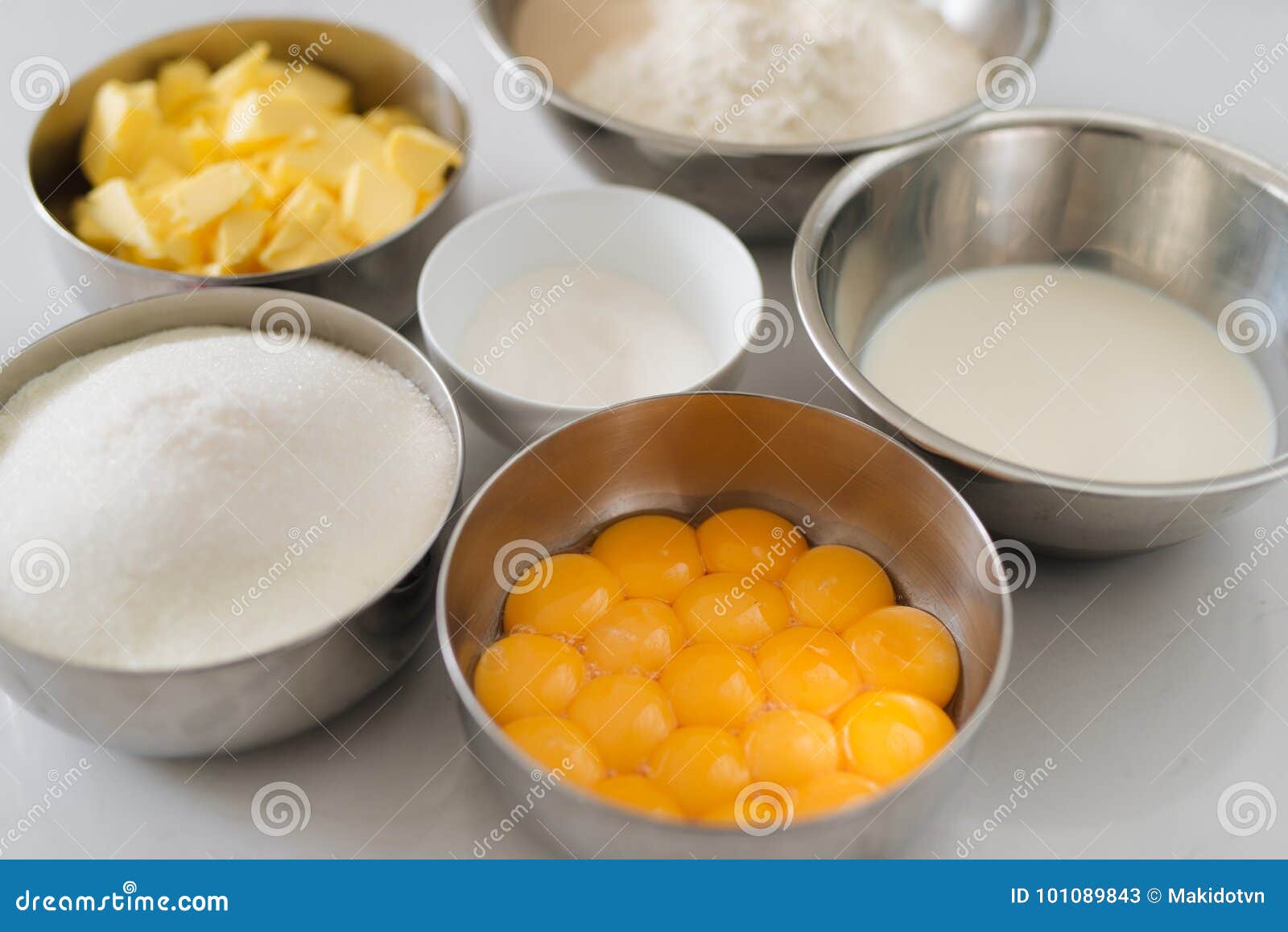 Bakery Chef. Ingredients for Baking Cake Stock Image - Image of spoon ...