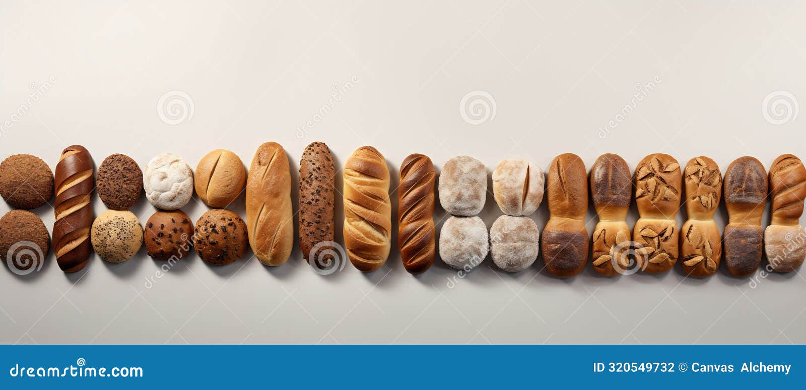 Bakery Confectionery Panorama Stock Photo - Image of donuts, baking ...