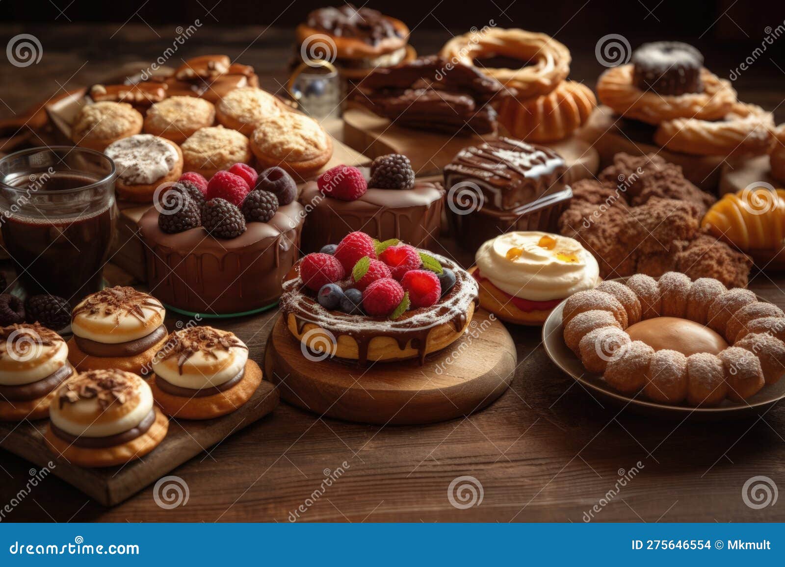 Bakery and Confectionery Products Beautiful Image Generative AI Stock ...