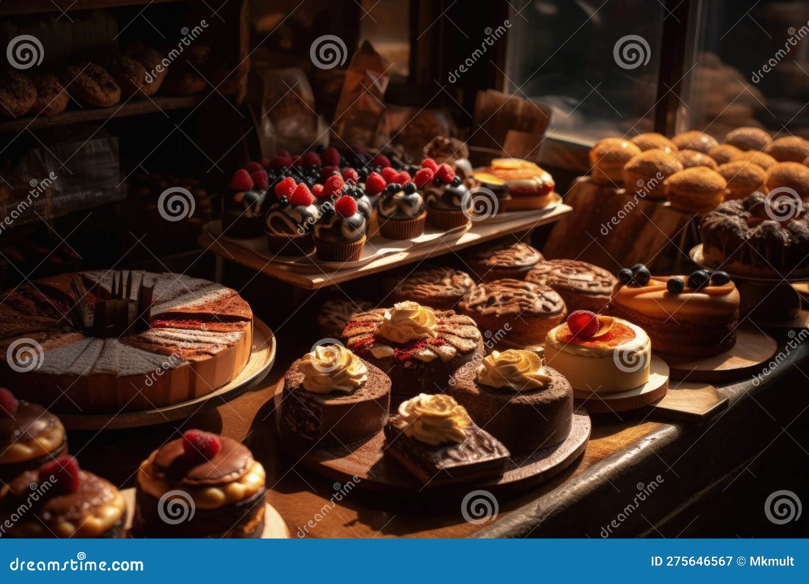 Bakery and Confectionery Products Beautiful Image Generative AI Stock ...