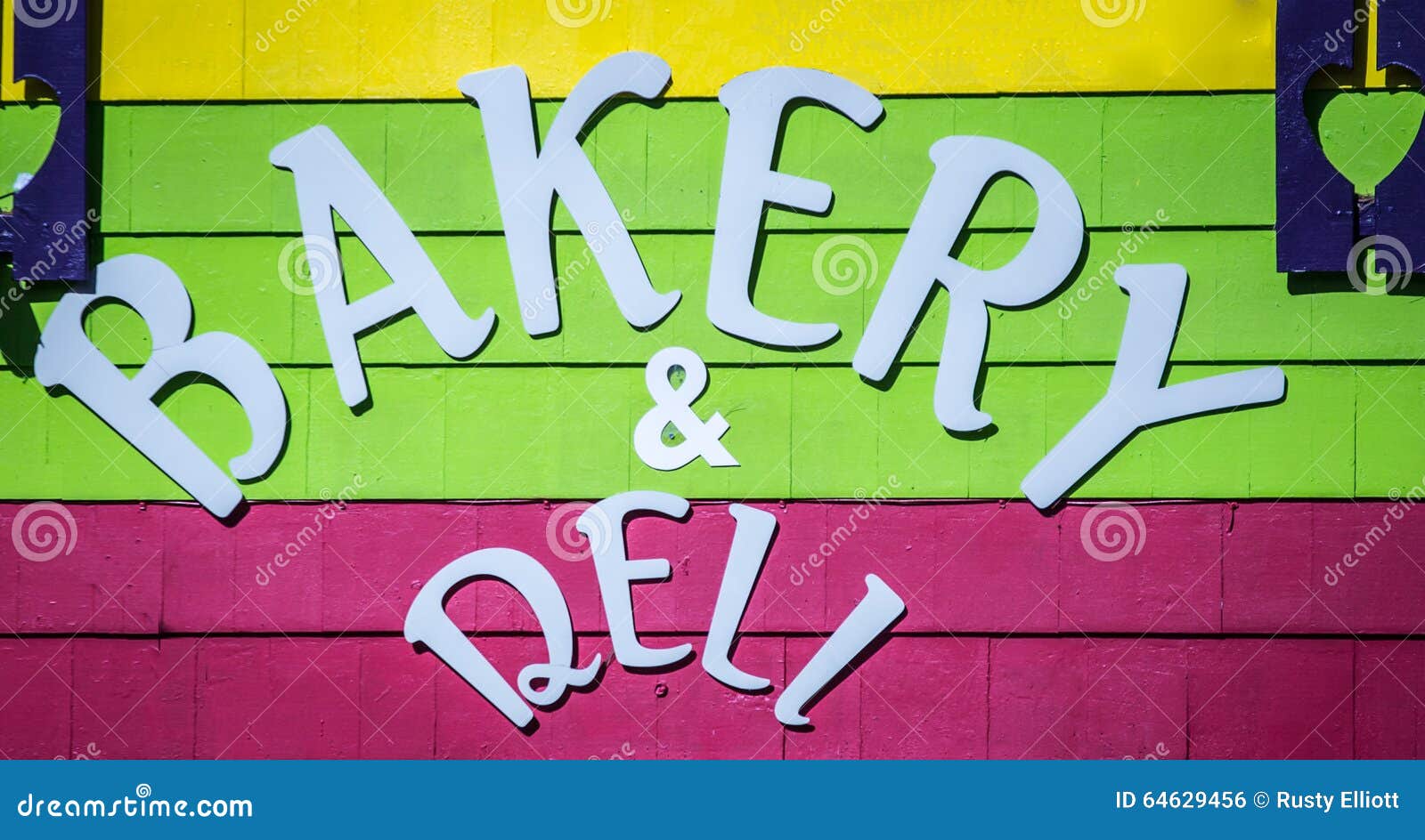 Bakery and deli sign stock photo. Image of sign, business - 64629456
