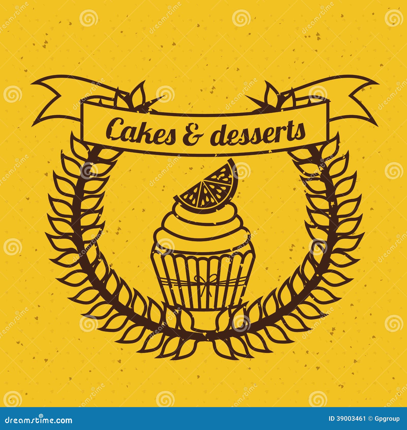 Bakery design stock vector. Illustration of desserts - 39003461