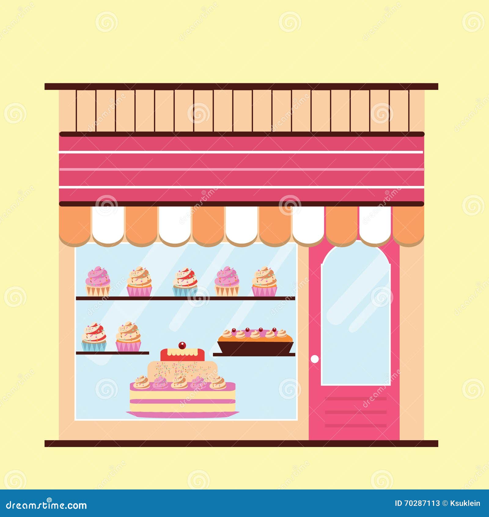 Bakery Shop Front Clipart