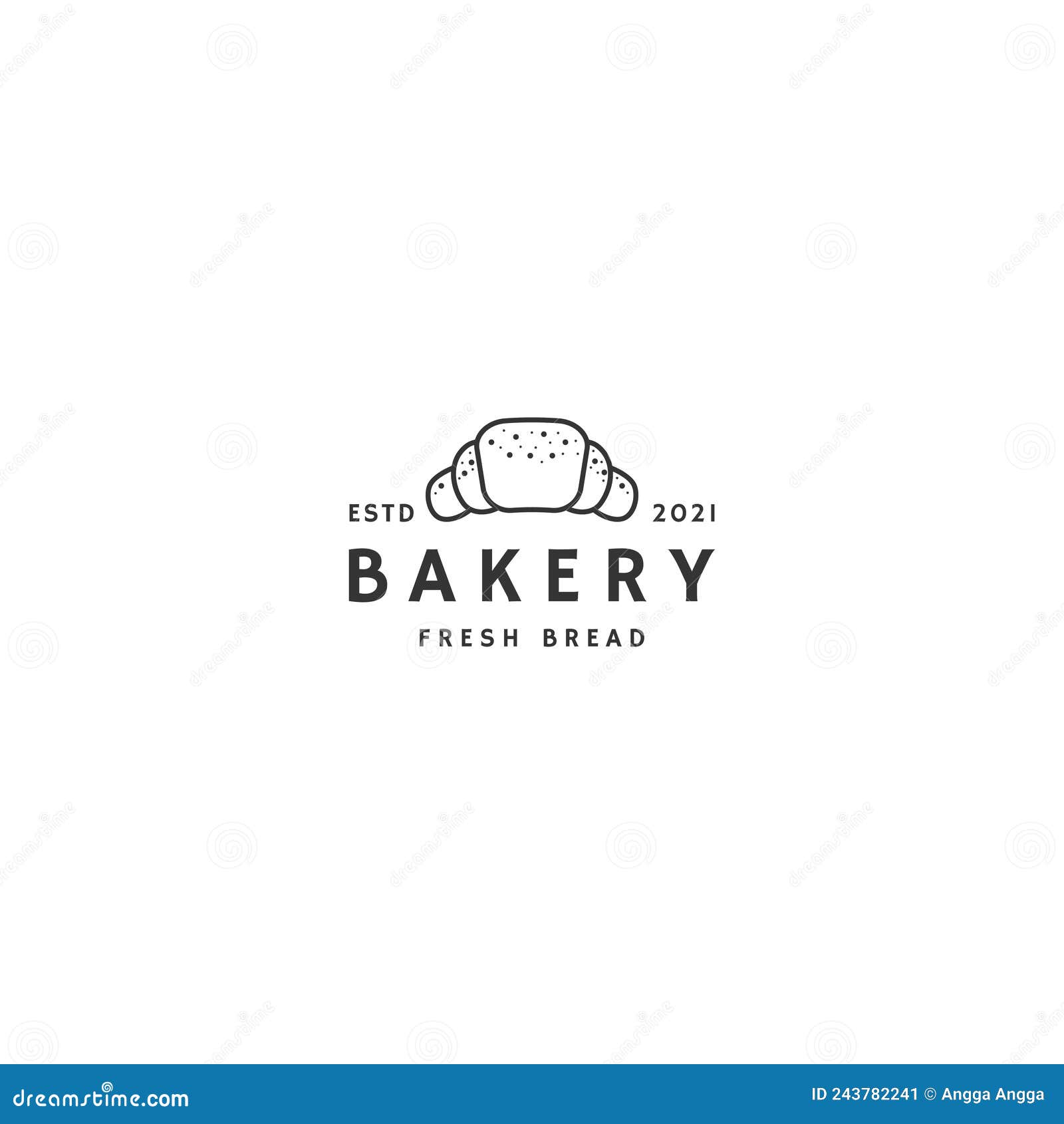 Bakery Fresh Bread Logo Icon Sign Symbol Design Stock Vector ...