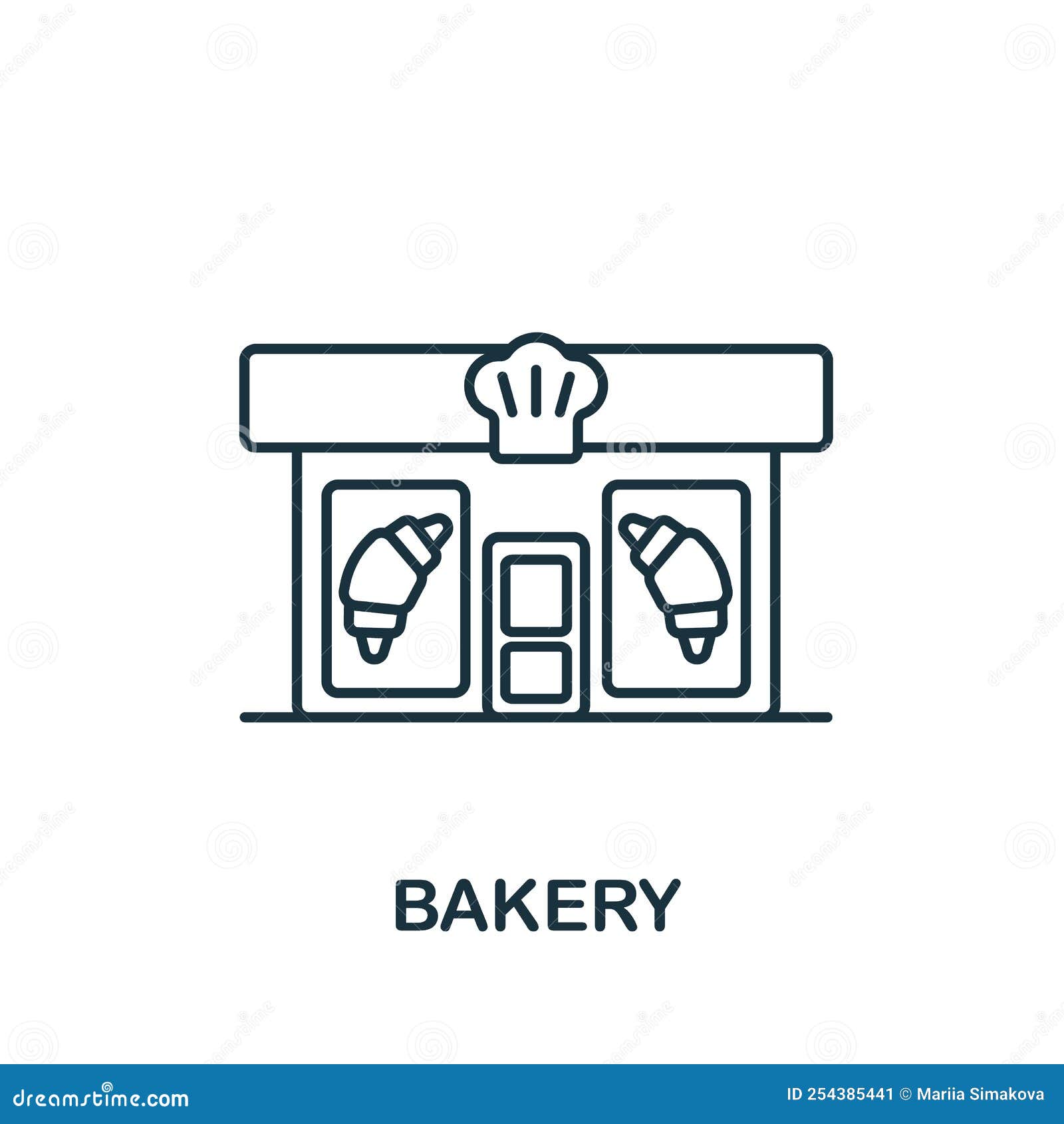 Bakery Icon. Line Simple Icon for Templates, Web Design and ...