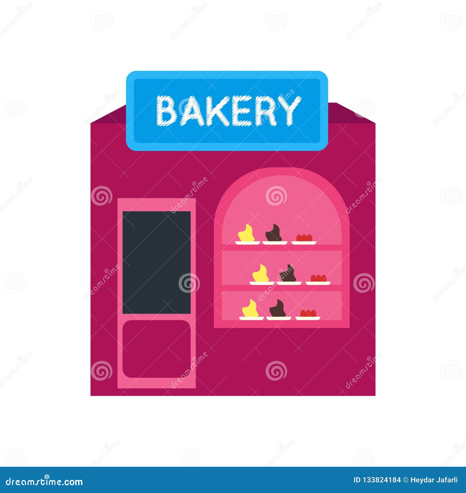 Bakery Icon Vector Sign and Symbol Isolated on White Background, Bakery ...