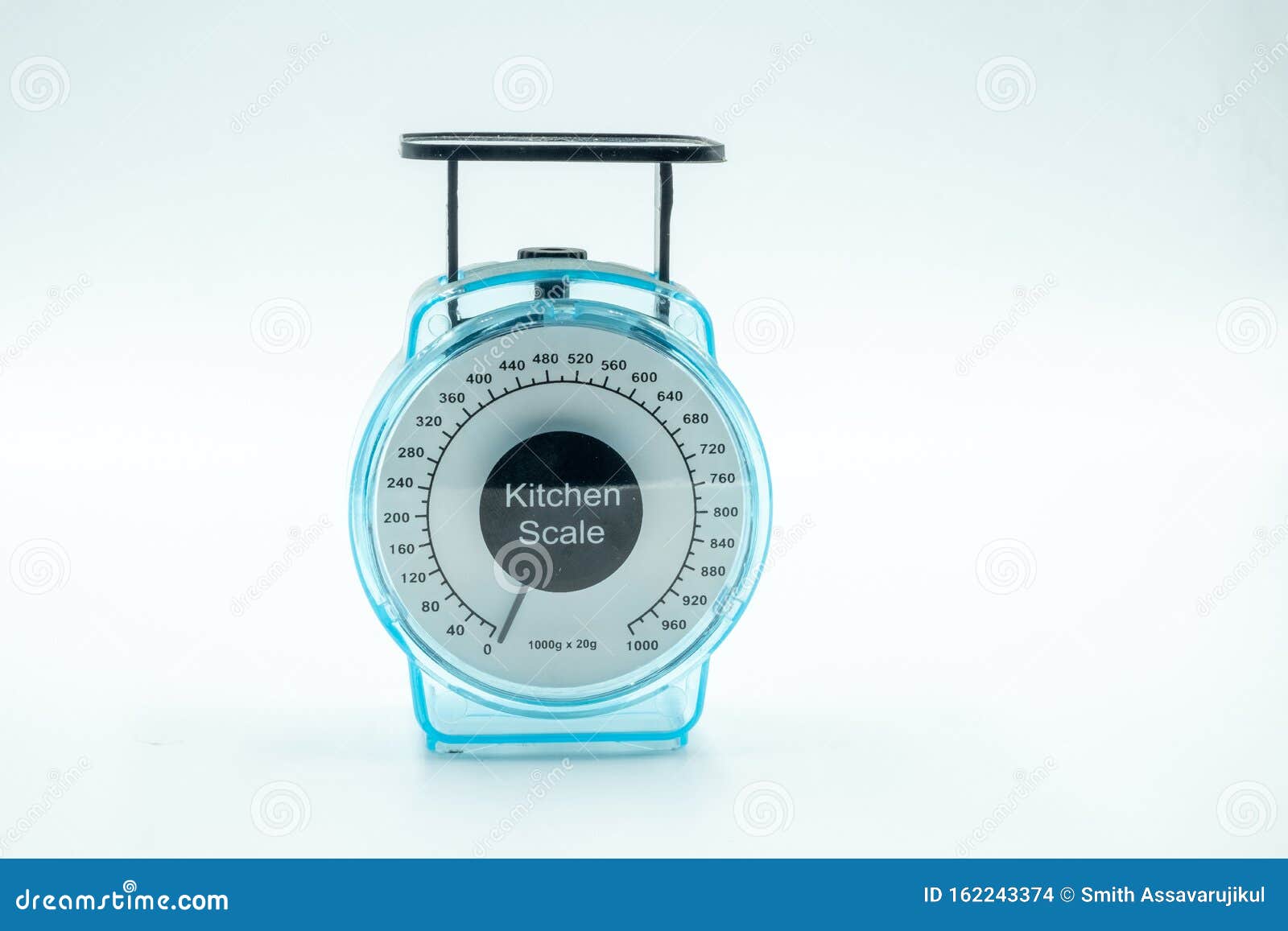 Bakery Kitchen Scale Isolated on White Background Stock Photo - Image ...