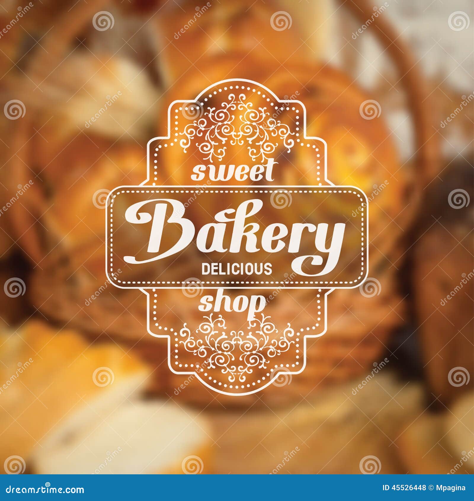 Bakery label stock vector. Illustration of label, pastry - 45526448