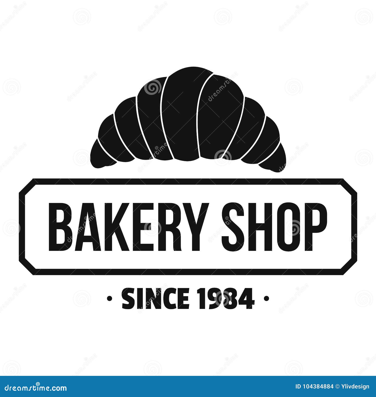 Bakery Logo, Simple Black Style Stock Vector - Illustration of icon ...