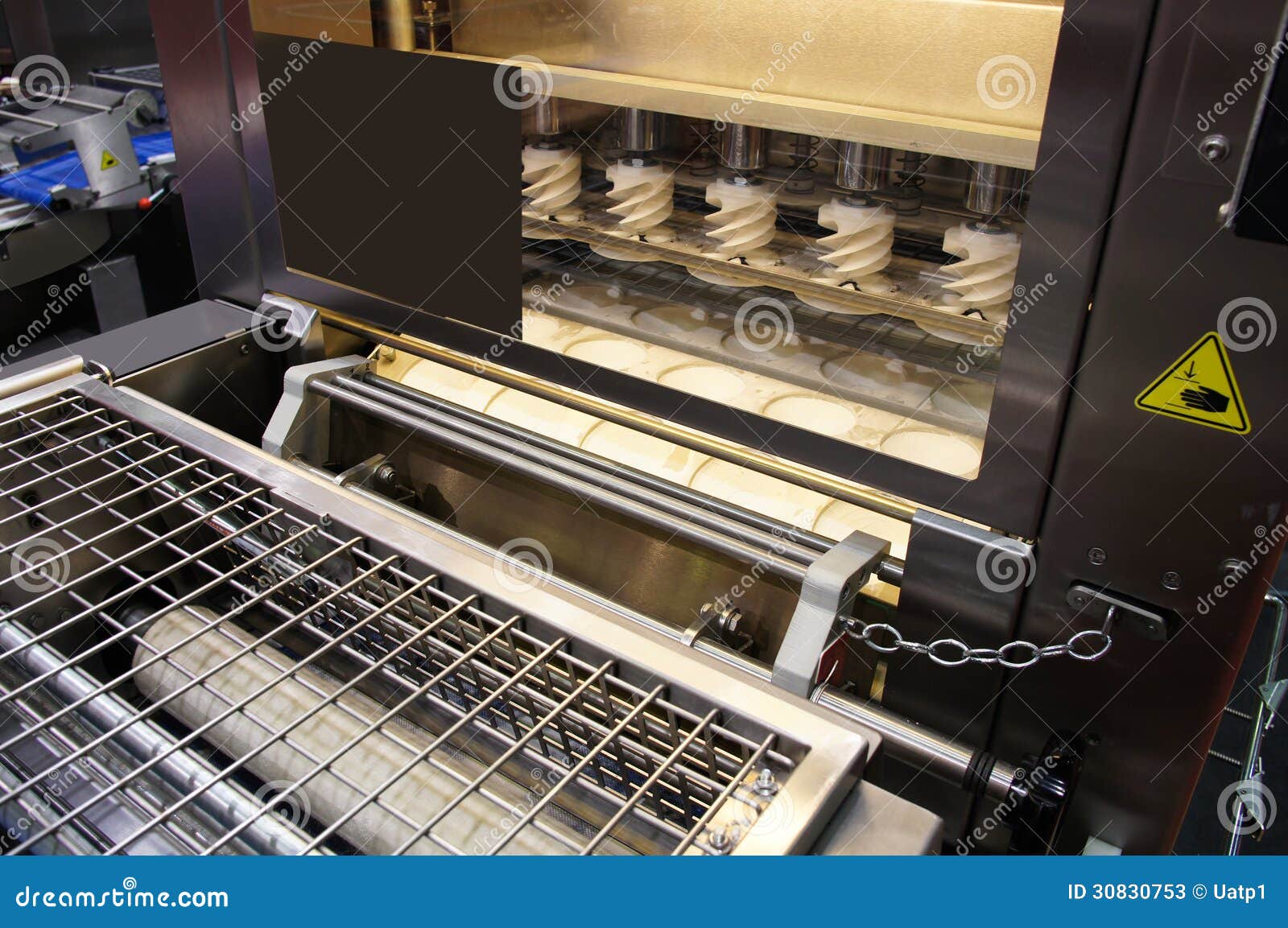 Bakery machine stock image. Image of meal, manufacturing - 30830753