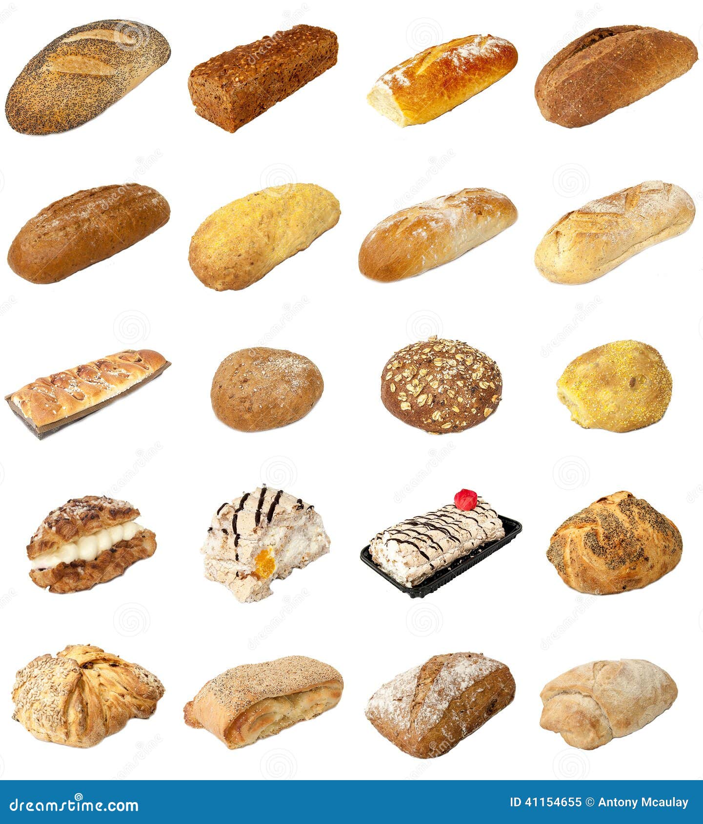 Bakery Mixed selection stock image. Image of baps, crust - 41154655