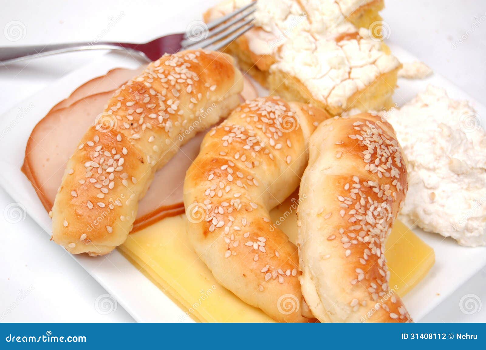 Bakery on a plate stock photo. Image of cookies, delicious - 31408112