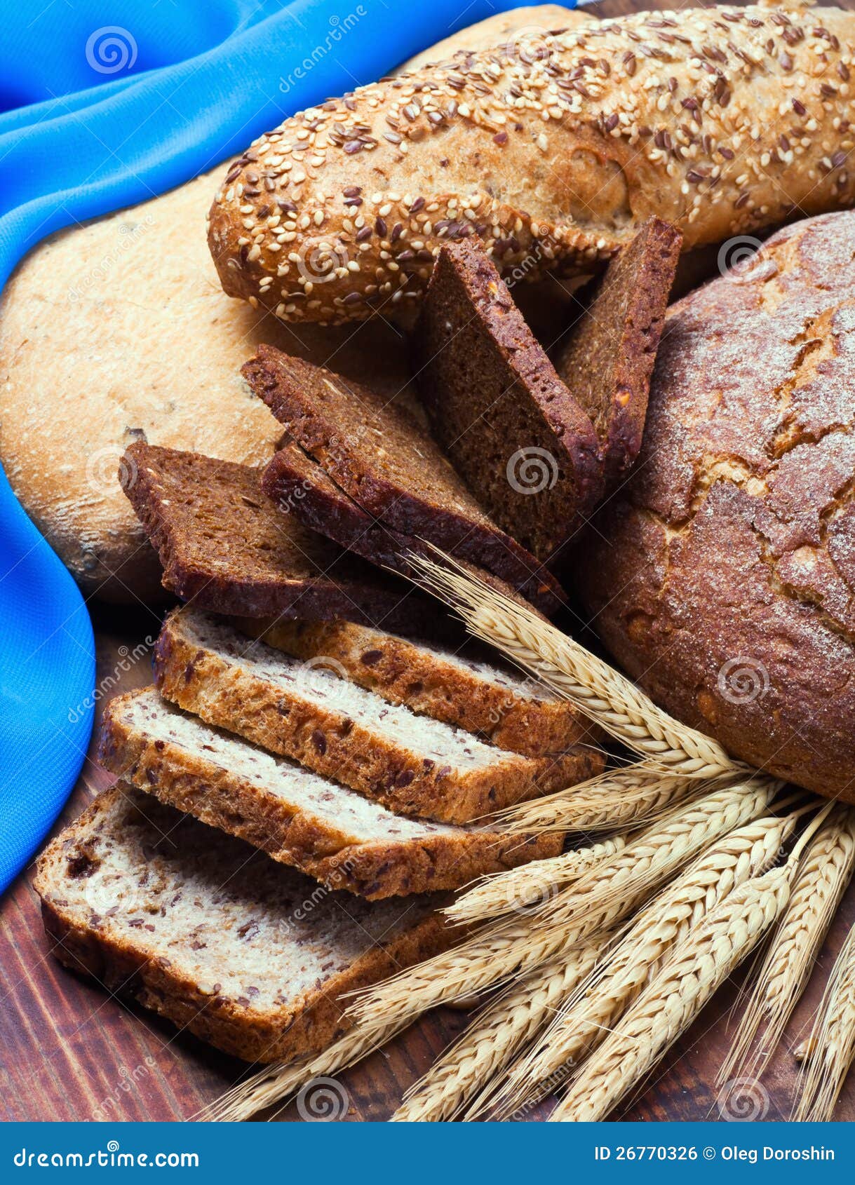 Bakery Product Assortment with Bread Stock Photo - Image of ingredient ...