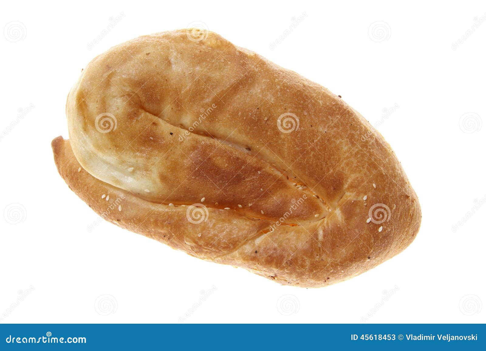 Bakery Product on White Background Stock Image - Image of crust ...