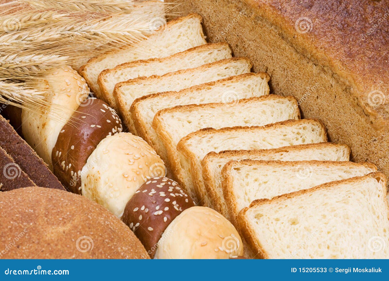 Bakery products as texture stock image. Image of cutting - 15205533