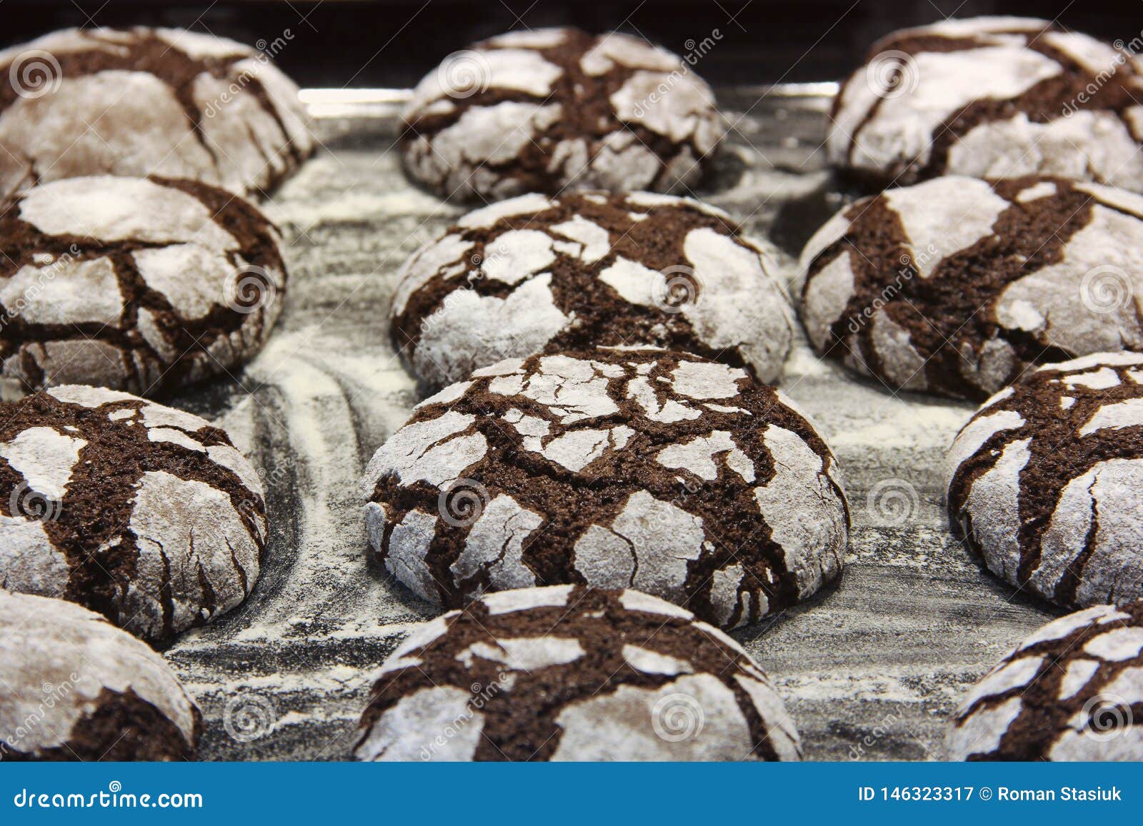 Bakery Products. Cookies in the Kitchen Stock Image - Image of brown ...